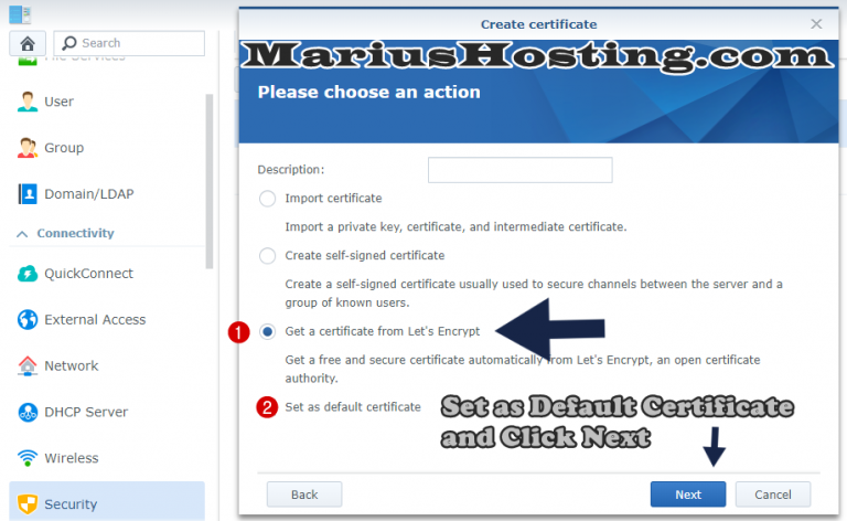 Host From Home Wordpressdomain Name With Ssl On Synology Nas Marius Hosting