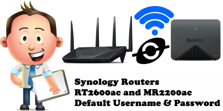 Synology Routers RT2600ac and MR2200ac Default Username & Password ...
