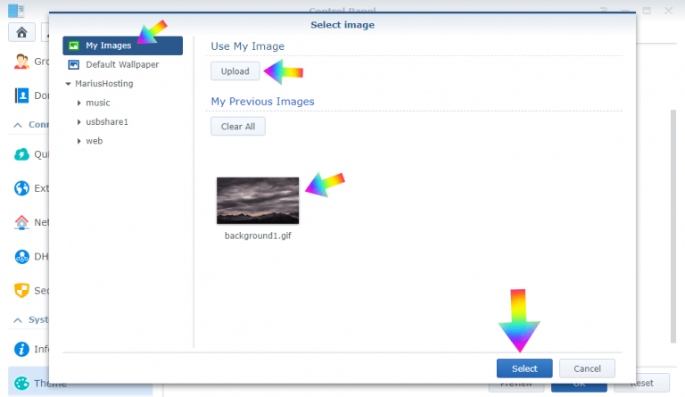 Synology: Animated Login Background – Marius Hosting