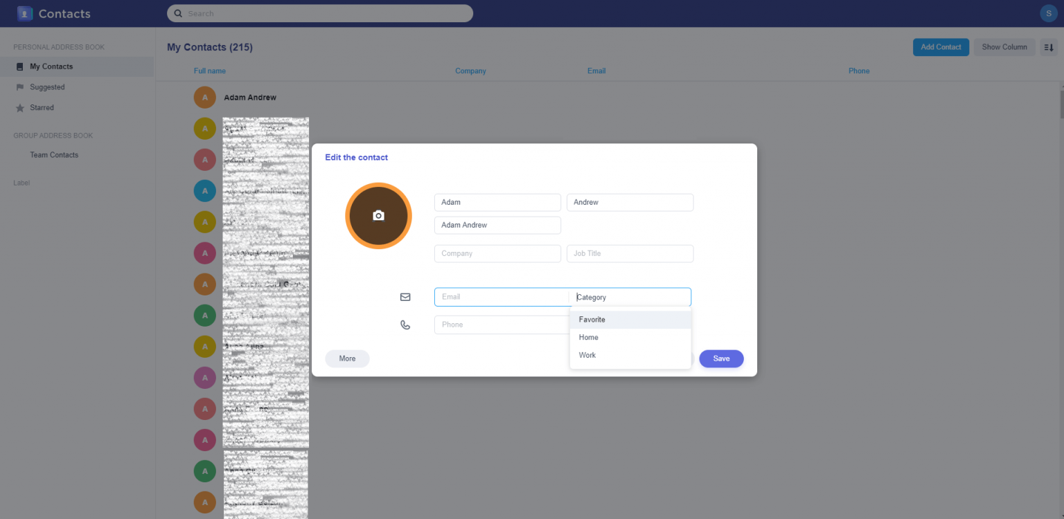 Synology Contacts: First Impression – Marius Hosting