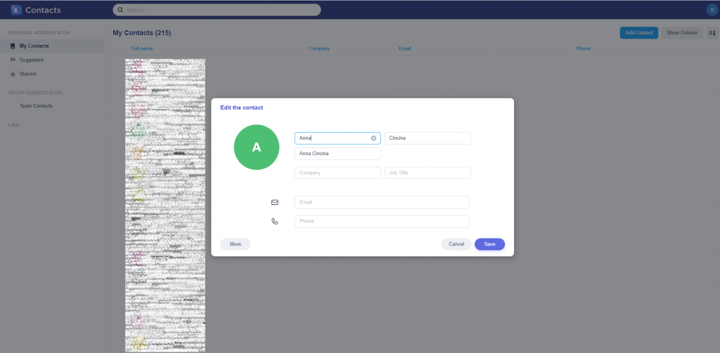 Synology Contacts: First Impression – Marius Hosting