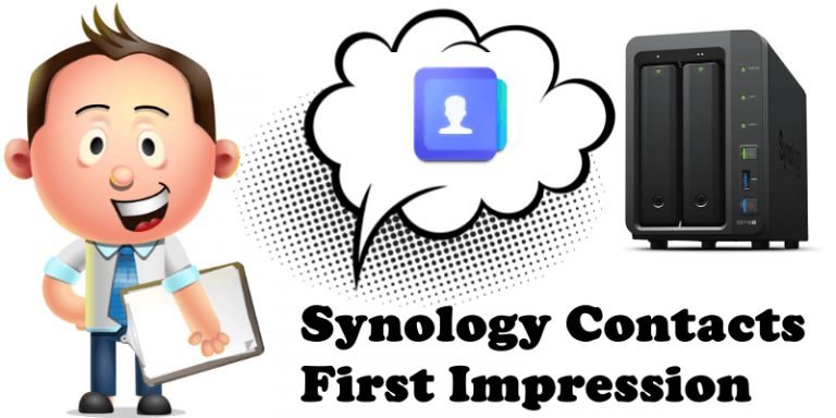 Synology Contacts: First Impression – Marius Hosting