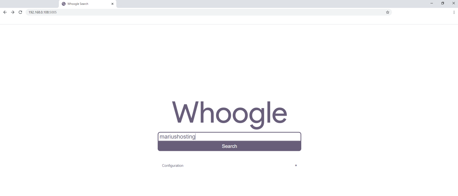 How to Install Whoogle on Your Synology NAS – Marius Hosting