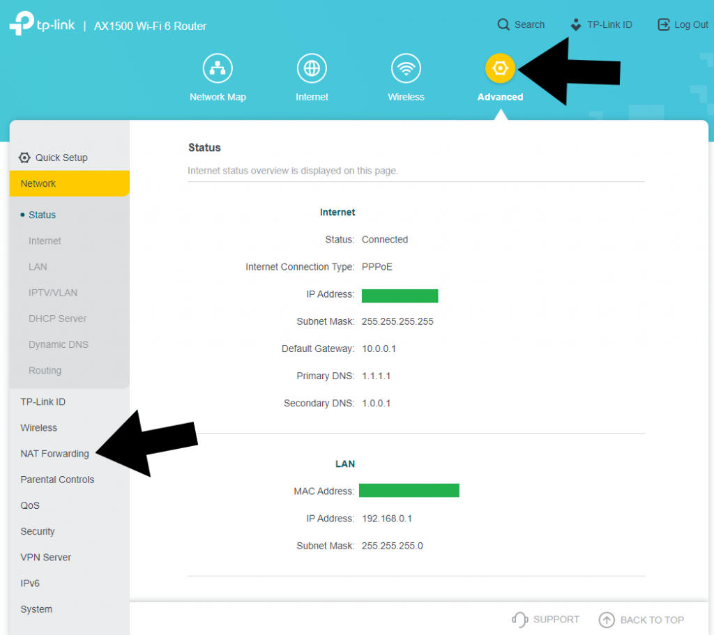 Synology: How to Open Ports 80 and 443 on TP-Link Routers – Marius Hosting