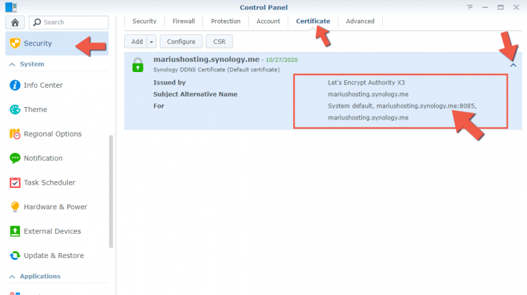 Synology: How to Allow YouTube Downloader to Work Over an HTTPS ...