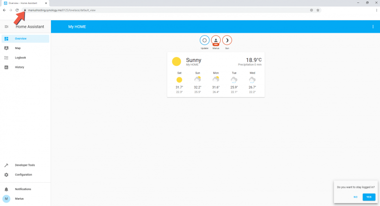 Synology How To Allow Home Assistant To Work Over An Connection Marius Hosting