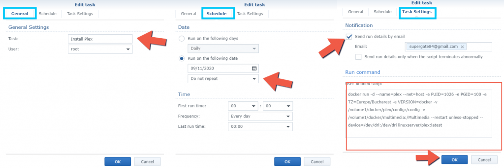 Synology: 30 Second Plex Install Using Task Scheduler & Docker – Marius Hosting