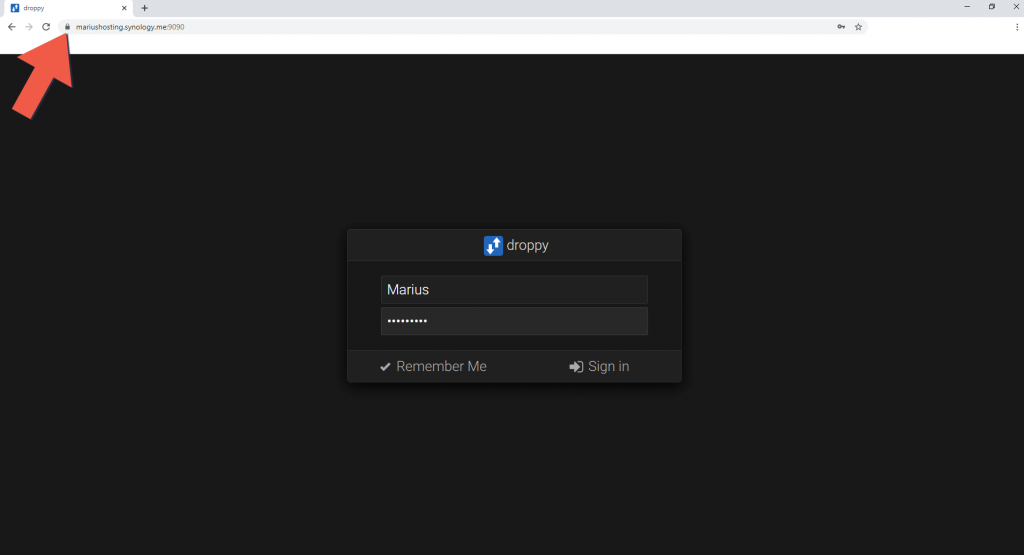 Synology: How to Allow Droppy to Work Over an HTTPS Connection? – Marius Hosting