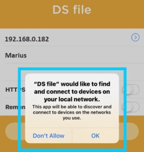 Synology iOS: DS File Unable to connect to the server (Solved) – Marius ...