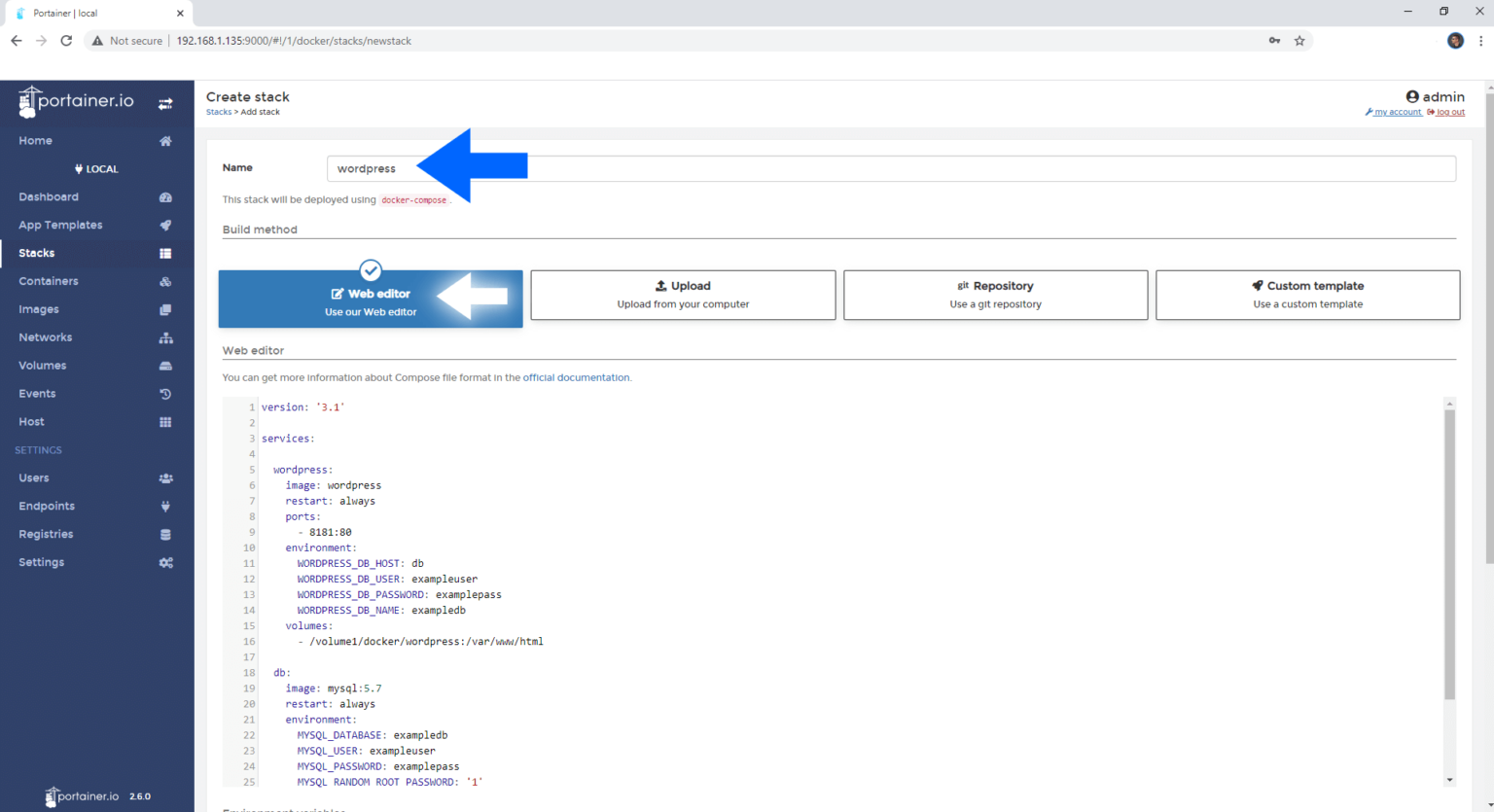 Synology: How to Install WordPress Using Docker – Marius Hosting