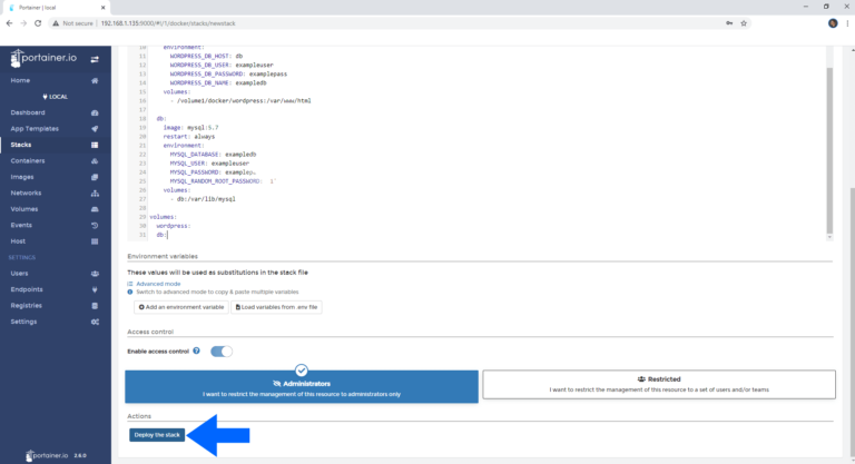 Synology: How to Install WordPress Using Docker – Marius Hosting