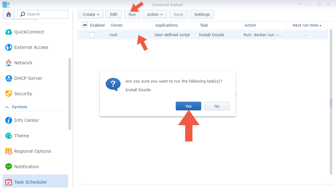 Synology: 30 Second Dozzle Install Using Task Scheduler & Docker ... Synology: 30 Second Dozzle Install Using Task Scheduler & Docker ...