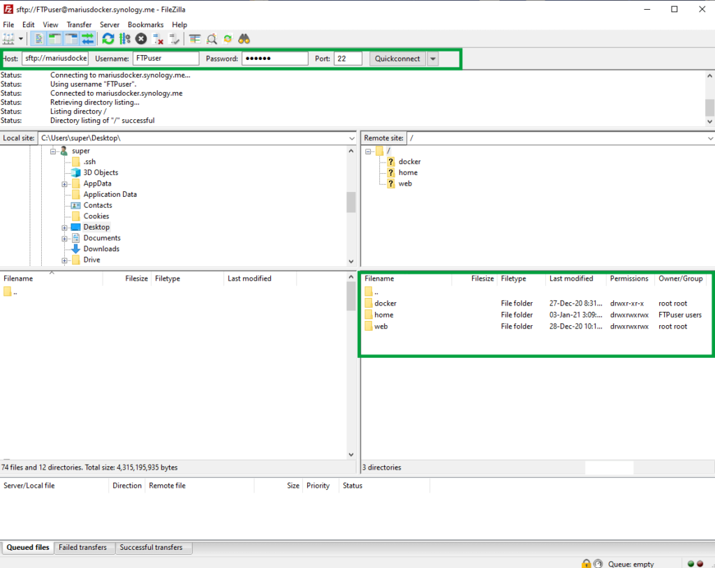 Synology: How to Set Up FTP on DSM 7 – Marius Hosting