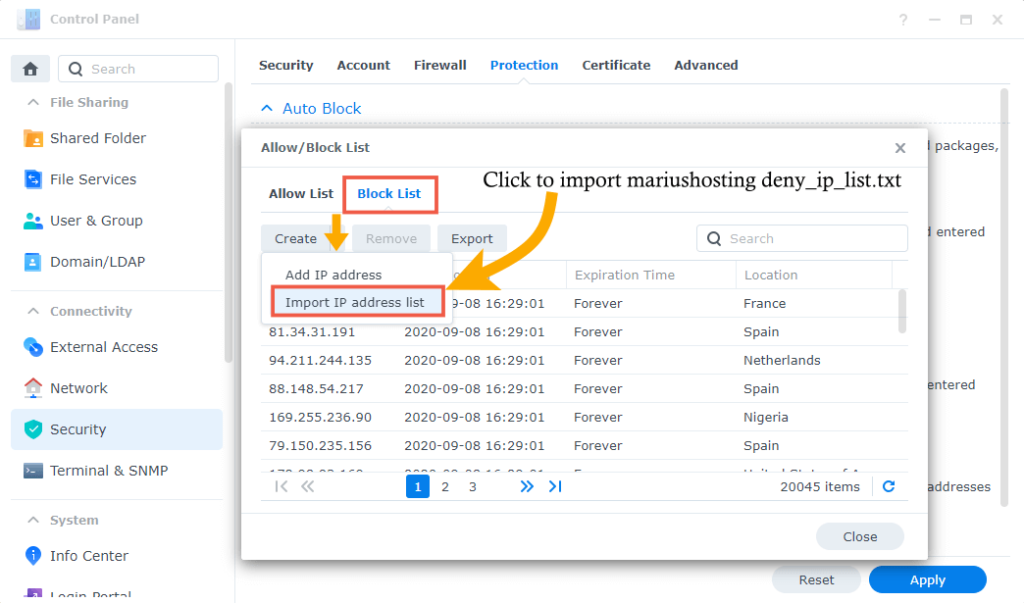 IP Block List – Marius Hosting