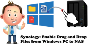 Synology: Enable Drag and Drop Files from Windows PC to NAS – Marius ...