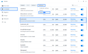 Synology: How to Export and Import a Docker Container – Marius Hosting