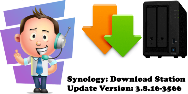 Synology: Download Station Update Version: 3.8.16-3566 – Marius Hosting