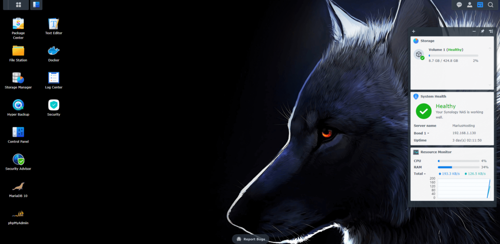 Synology: Magic Wallpapers For DSM 7 – Marius Hosting