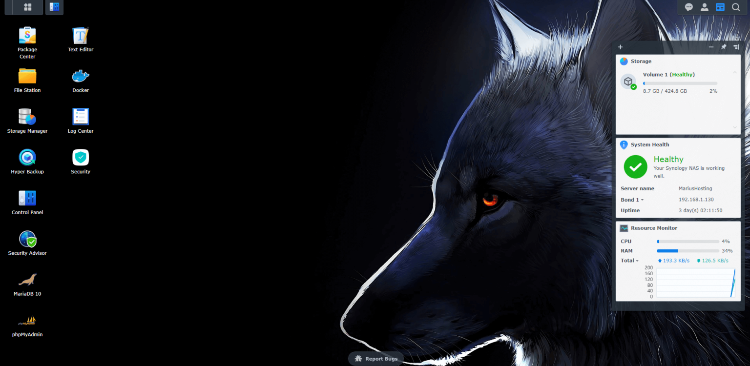 Synology: Magic Wallpapers For DSM 7 – Marius Hosting