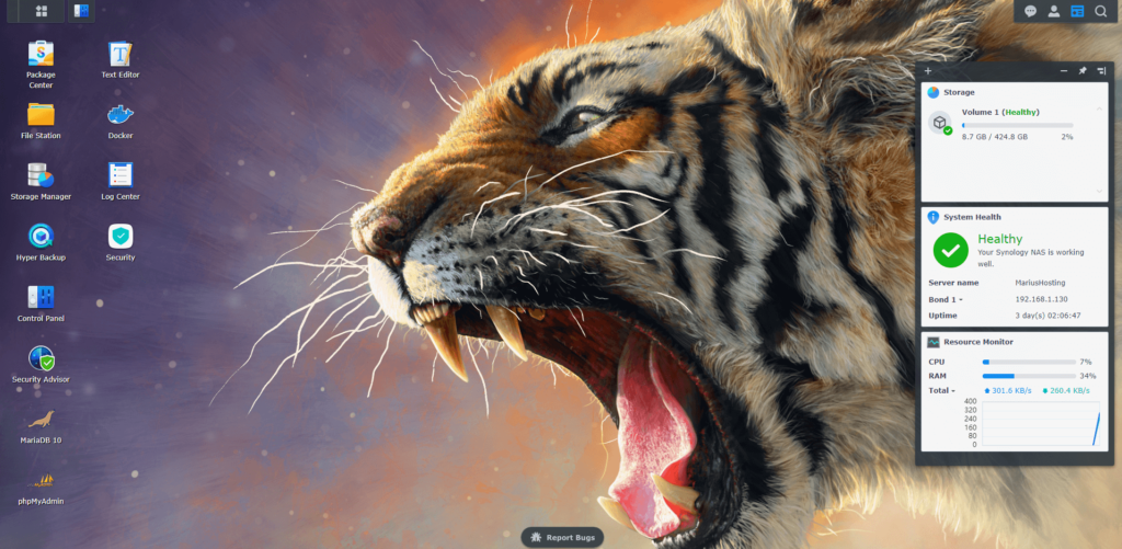 Synology: Magic Wallpapers For DSM 7 – Marius Hosting