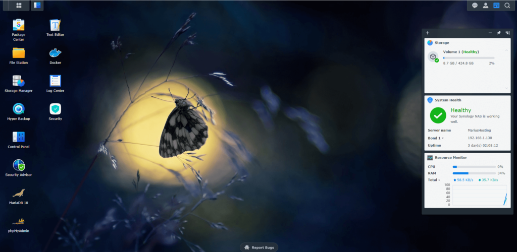 Synology: Magic Wallpapers For DSM 7 – Marius Hosting