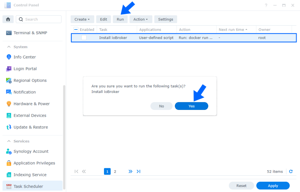 How to Install ioBroker on Your Synology NAS – Marius Hosting