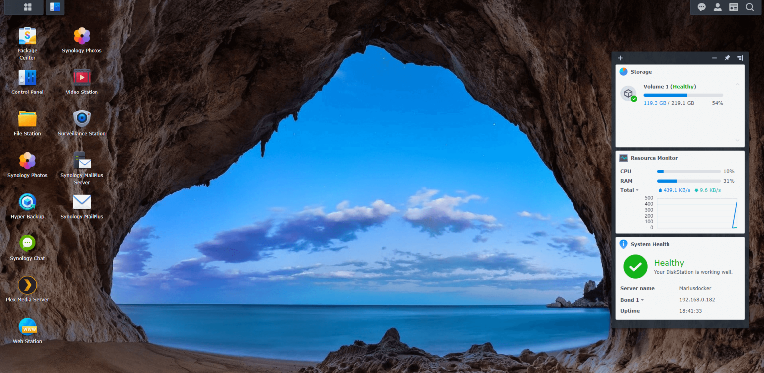 Synology: Cave Wallpapers For DSM 7 – Marius Hosting