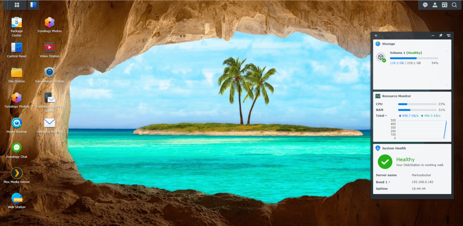 Synology: Cave Wallpapers For DSM 7 – Marius Hosting