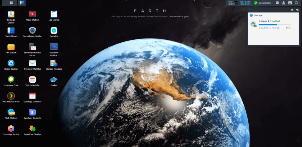 Synology: Earth Wallpapers For DSM 7 – Marius Hosting