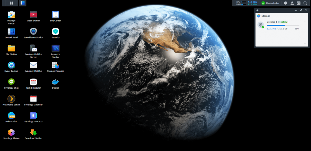 Synology: Earth Wallpapers For DSM 7 – Marius Hosting