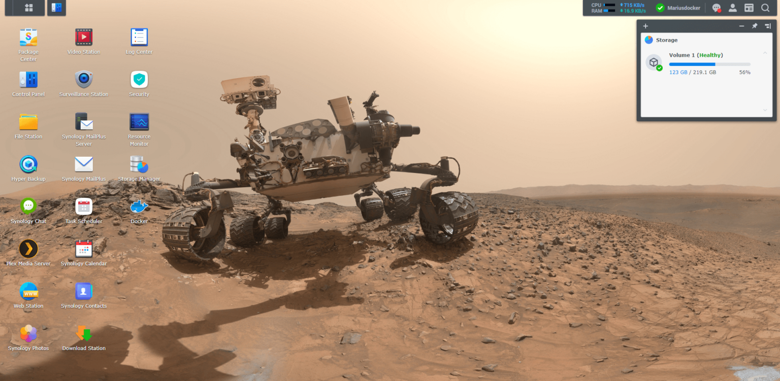 Synology: Mars Wallpapers For DSM 7 – Marius Hosting