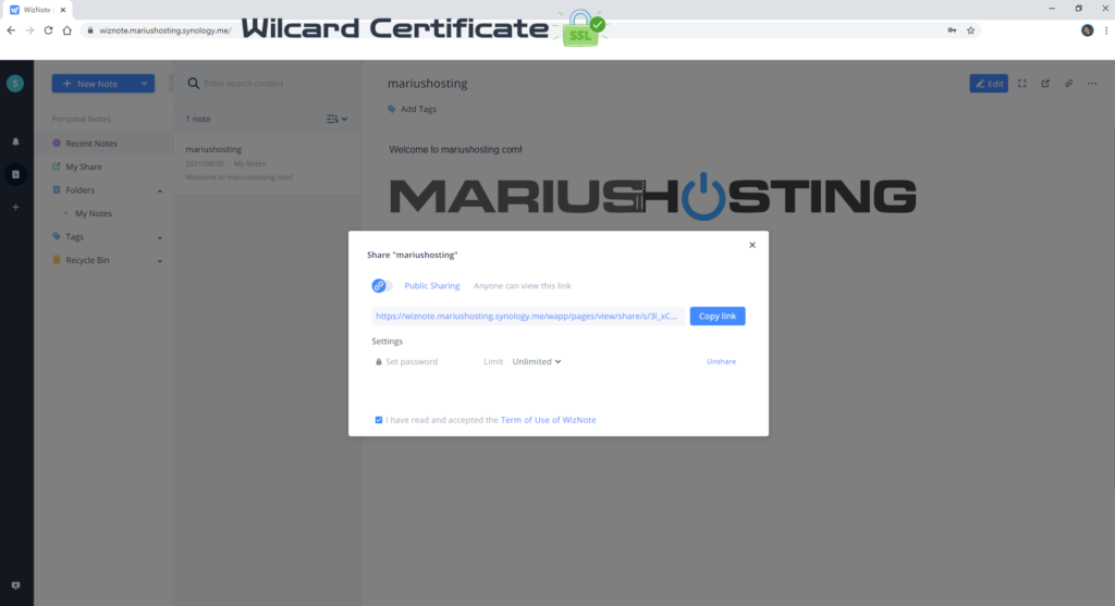 How to Install WizNote on Your Synology NAS – Marius Hosting