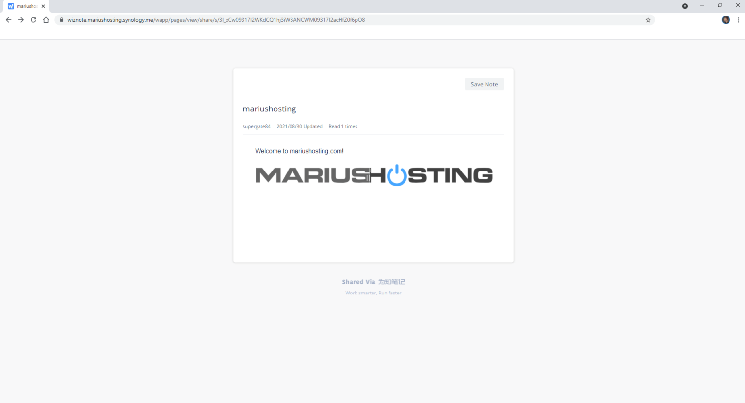How to Install WizNote on Your Synology NAS – Marius Hosting