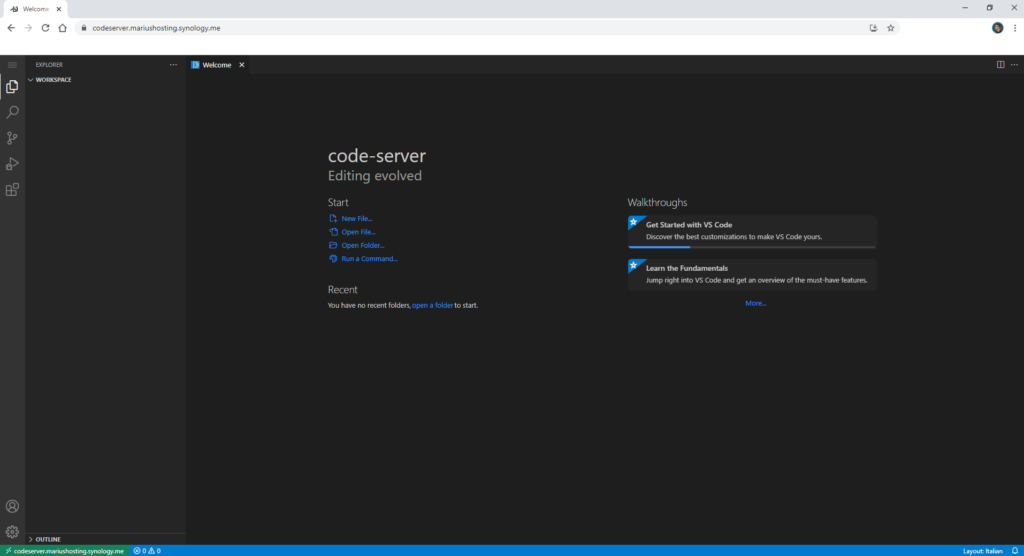 How to Install Code Server on Your Synology NAS – Marius Hosting