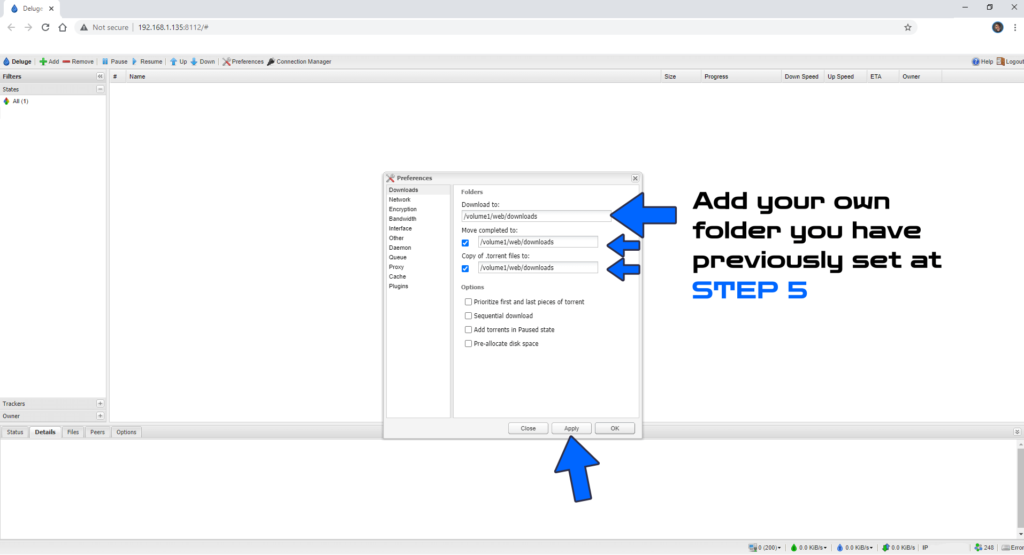 How to Install Deluge on Your Synology NAS – Marius Hosting