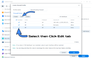 Synology: How to Correctly Set Up Firewall on DSM 7 – Marius Hosting