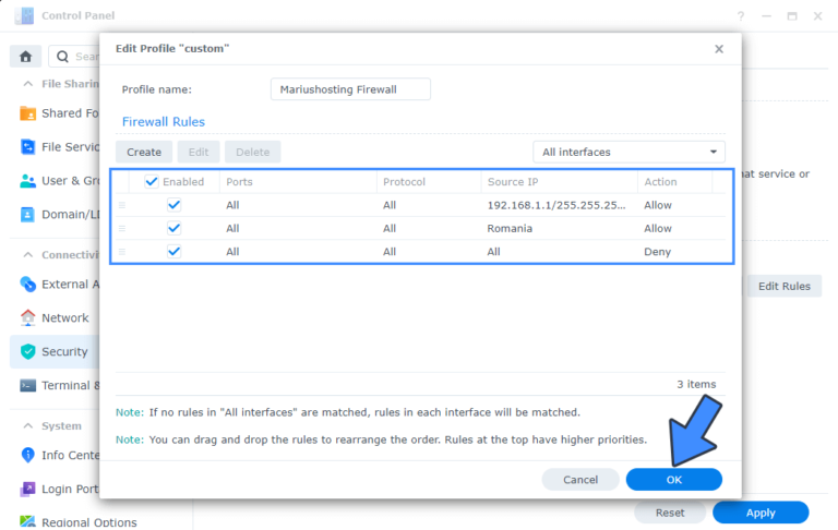 Synology: How to Correctly Set Up Firewall on DSM 7 – Marius Hosting