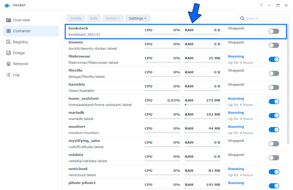 Synology: Schedule Start & Stop For Docker Containers – Marius Hosting