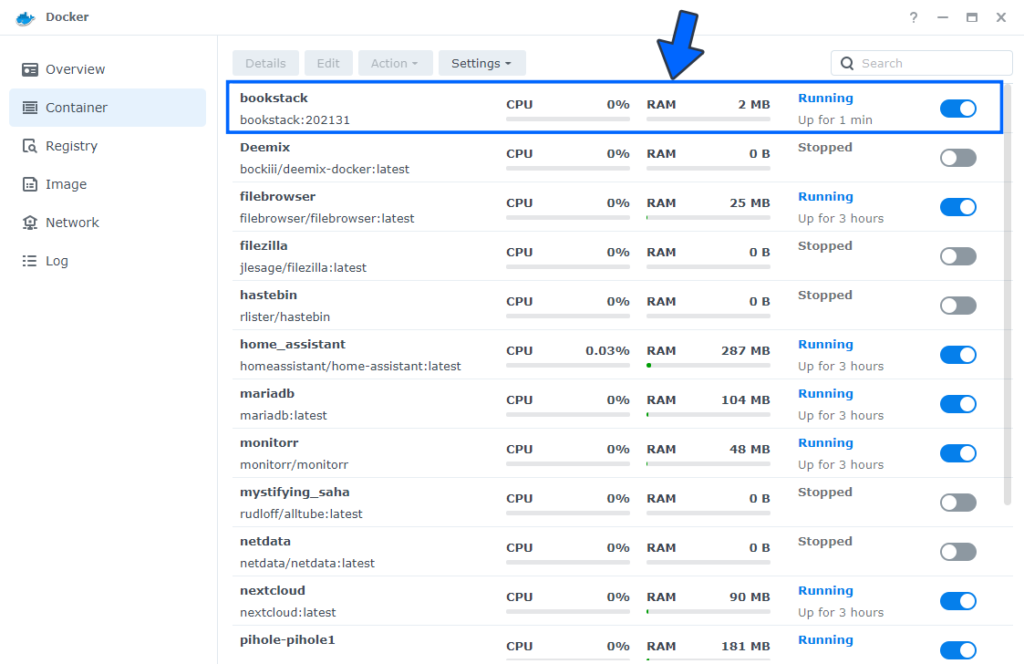 Synology: Schedule Start & Stop For Docker Containers – Marius Hosting