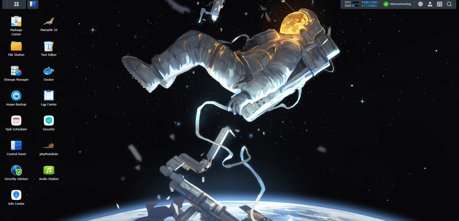 Synology: Astronaut Wallpapers For DSM 7 – Marius Hosting