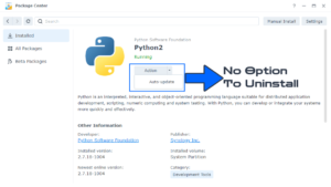 Synology: How to Delete Python2 – Marius Hosting