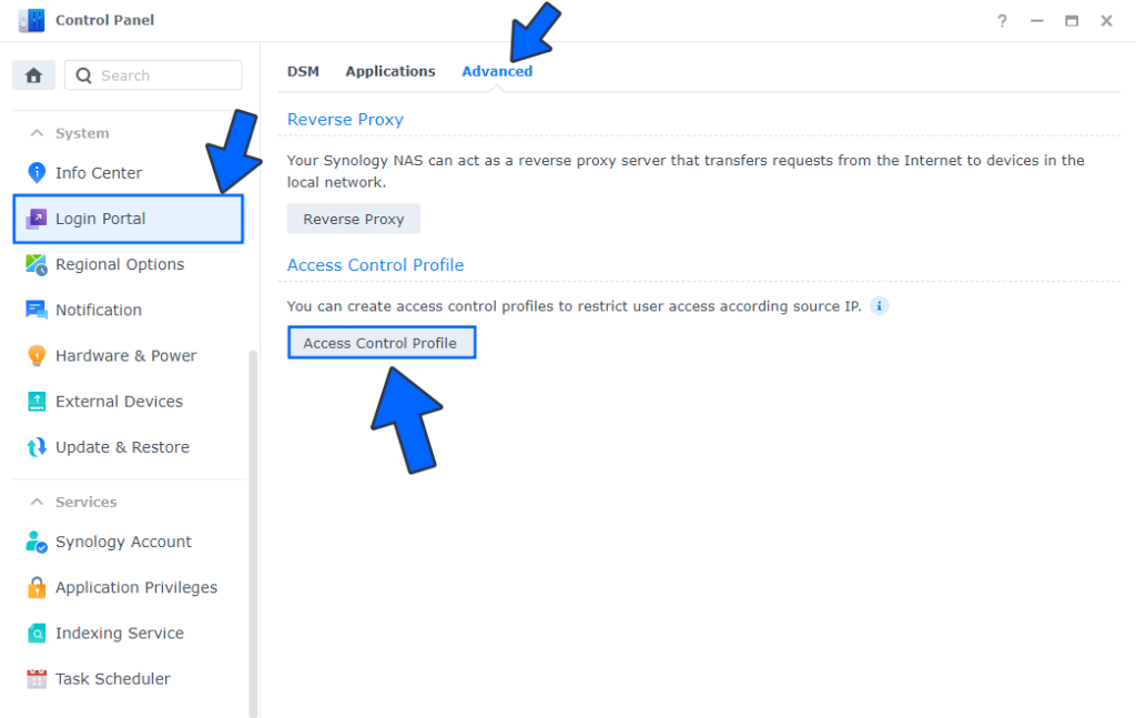 Synology: How to Add Access Control Profile on Your NAS – Marius Hosting