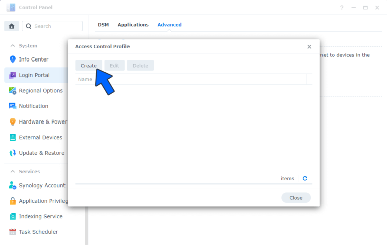 Synology: How to Add Access Control Profile on Your NAS – Marius Hosting
