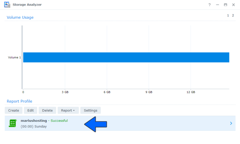 Synology: How to Set Up Storage Analyzer – Marius Hosting
