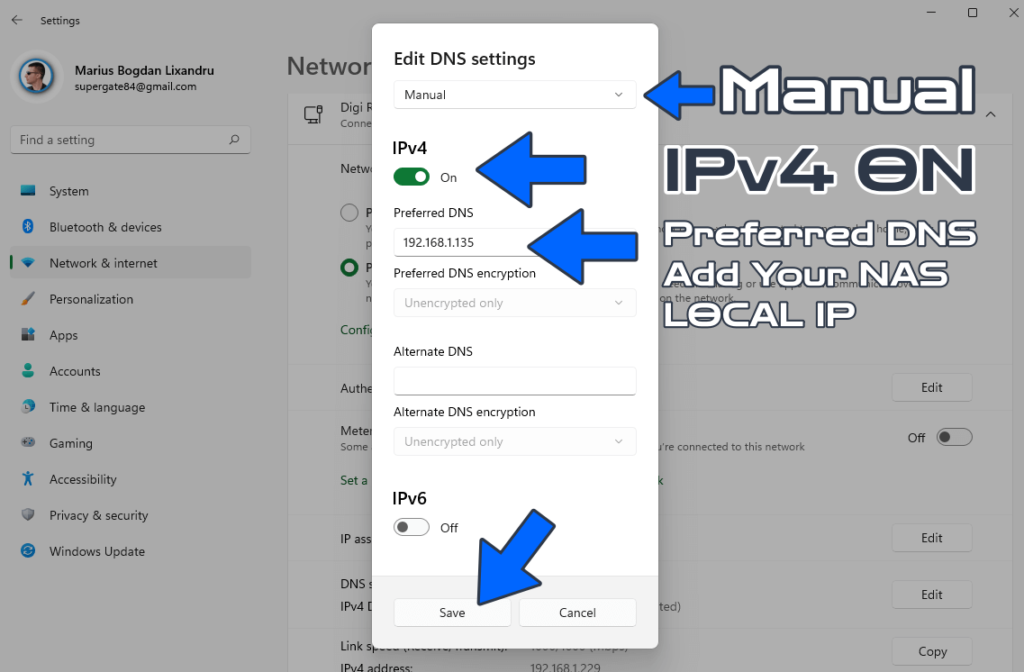 Synology: Use Pi-Hole As DNS on Windows 11 – Marius Hosting