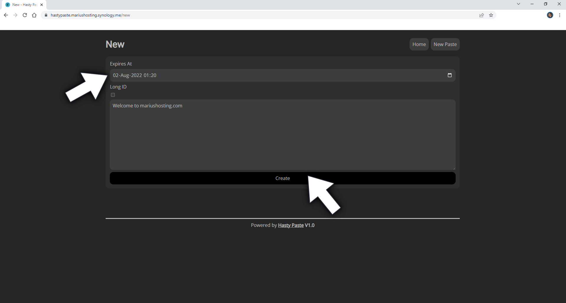 How to Install Hasty Paste on Your Synology NAS – Marius Hosting
