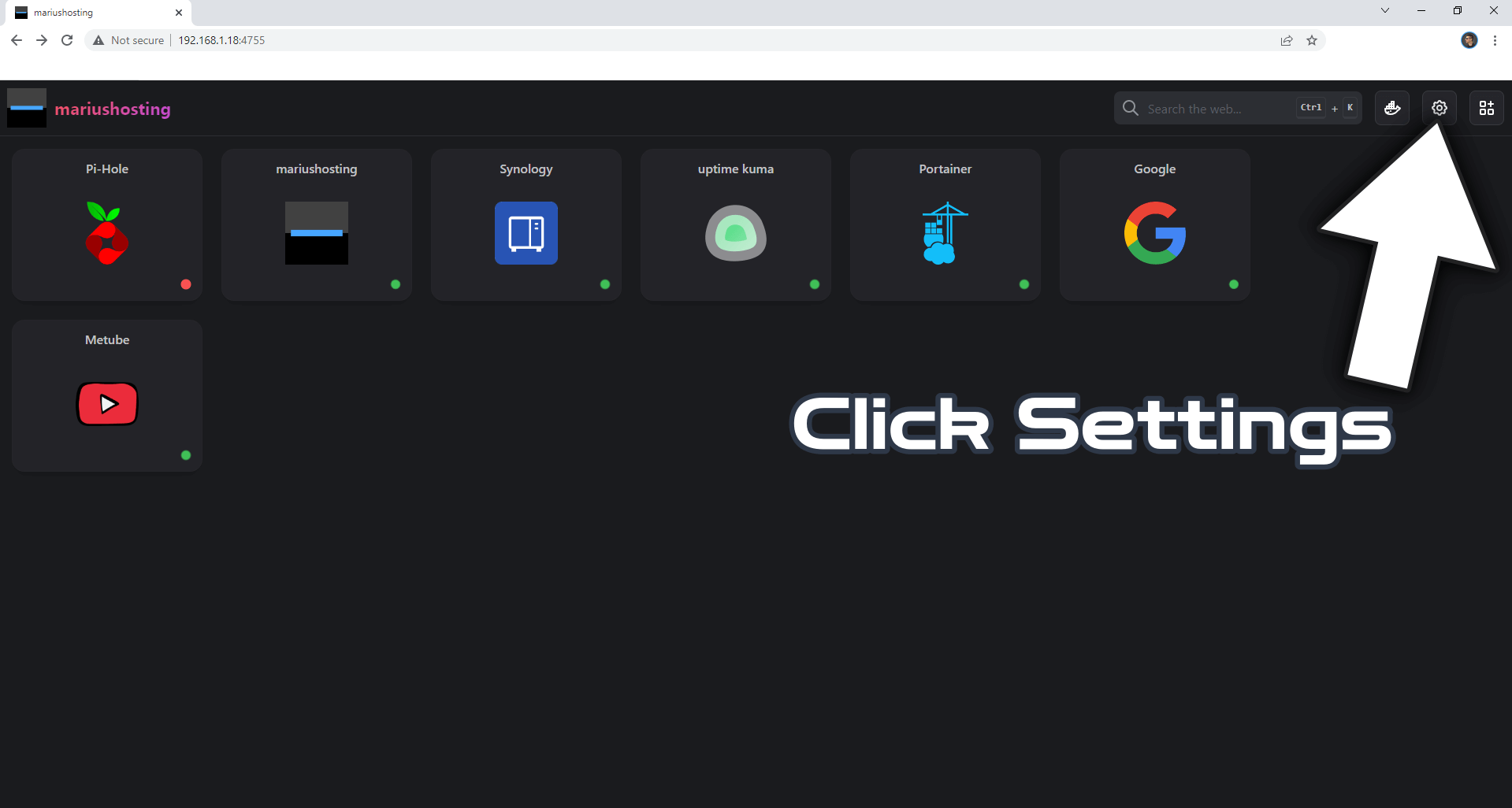 Synology: How to Add Dash Monitors to Homarr Dashboard – Marius Hosting