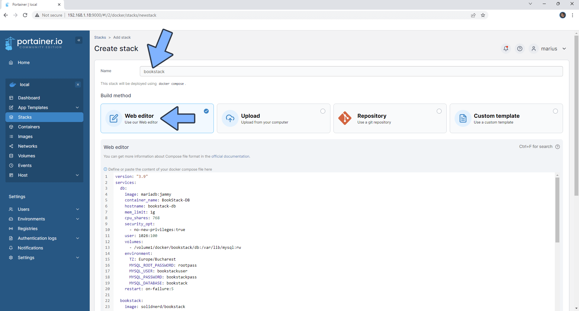 How to Install BookStack on Your Synology NAS – Marius Hosting