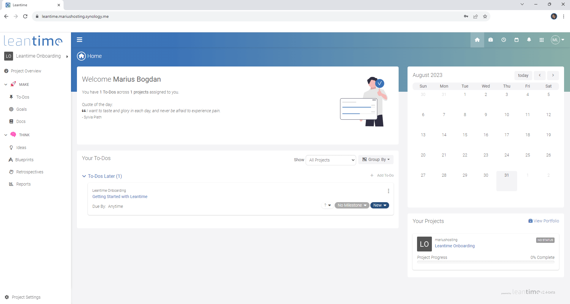 How to Install Leantime on Your Synology NAS – Marius Hosting