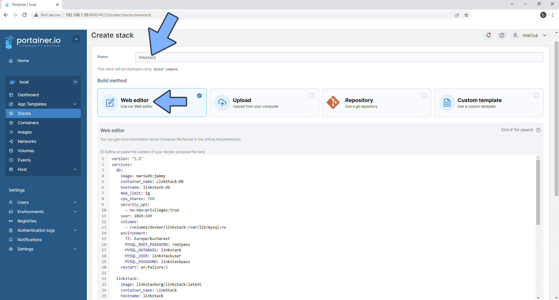 How to Install LinkStack on Your Synology NAS – Marius Hosting